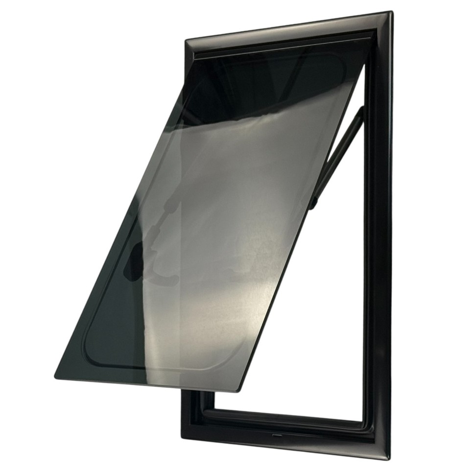 Tinted Flat Camper Van Cassette Window With Black Blind Frames Caravan ...