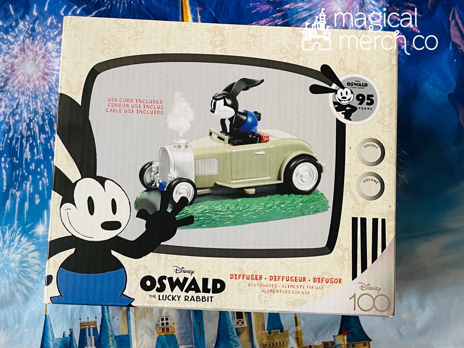 2023 Disney Parks 95 Years Oswald The Lucky Rabbit In Car Diffuser | eBay