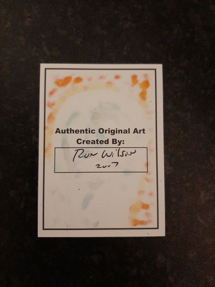 SILVER SURFER MARVEL ORIGINAL SKETCH CARD BY COMIC ARTIST RON WILSON 1 ...