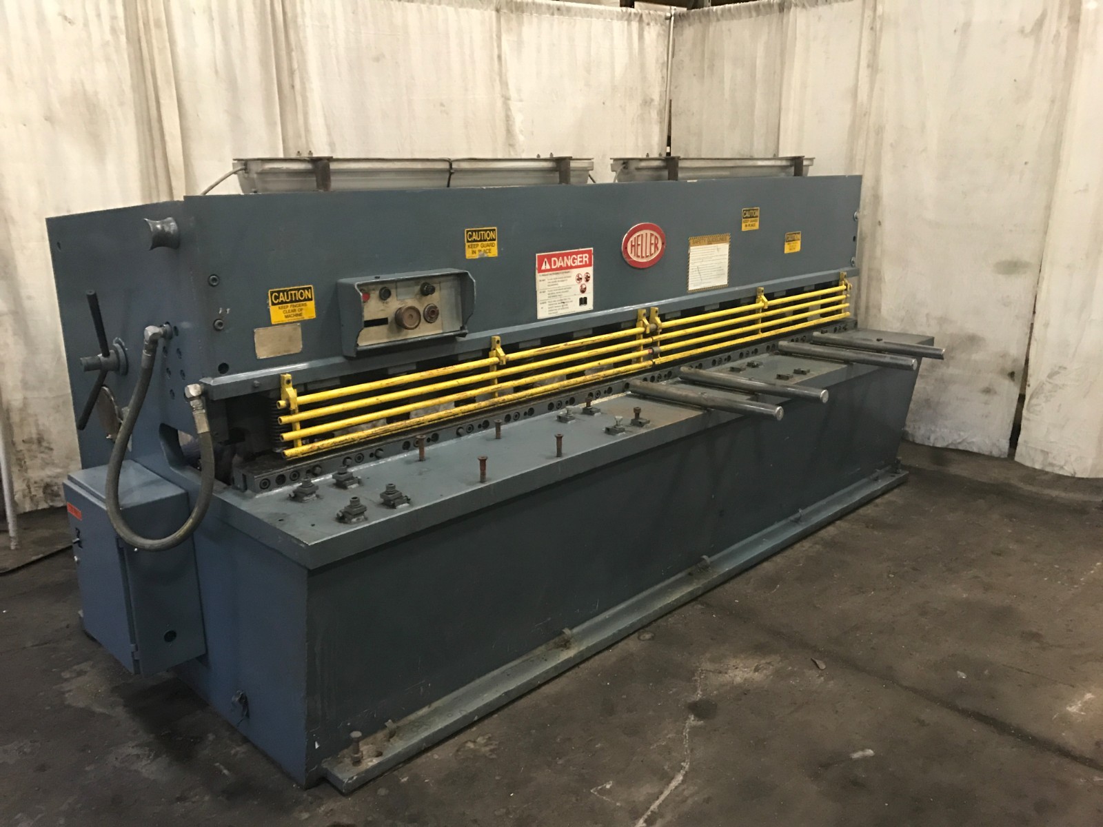 10' X 1/4" HELLER MODEL 630 HYDRAULIC POWER SHEAR: YODER #69219 | eBay