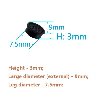 Black Hole Size 5mm 5*5mm Dome TrackPoint Caps Mouse Pointer for HP ...