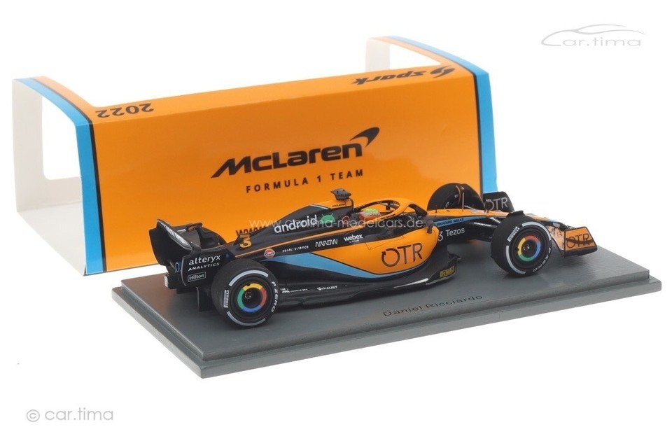 McLaren MCL36 GP Australie 2022 Daniel Ricciardo Spark 1:43 S8528 | eBay