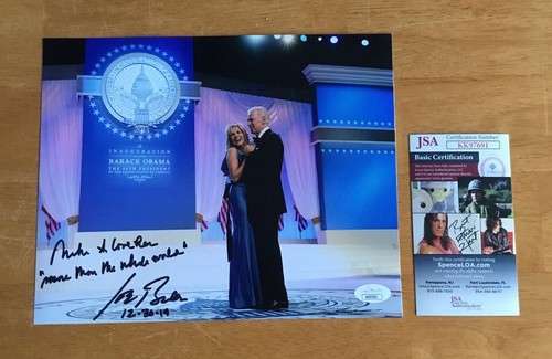 Joe Biden President Signed Autograph Jill 8x10 Photo w Heart Felt Pers ...