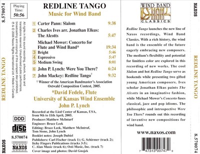 DAVID FEDELE / UNIVERSITY OF KANSAS WIND ENSEMBLE REDLINE TANGO NEW CD ...