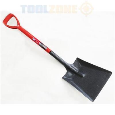Heavy Duty Steel Square Mouth Builders Gardening Shovel Durable Spade ...