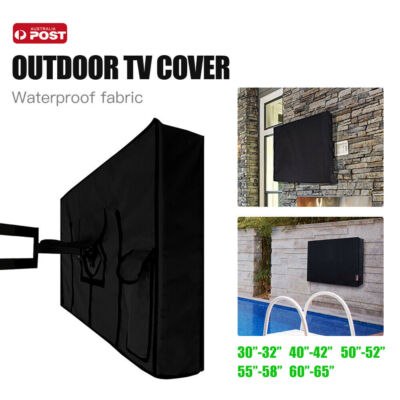 32"-65" Inch Waterproof TV Cover Outdoor Patio Flat Television ...