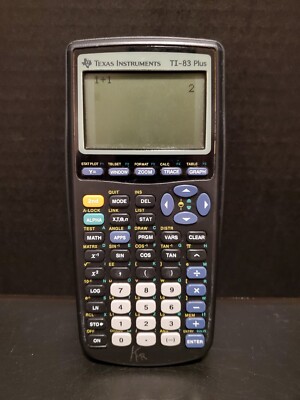 Texas Instruments TI-83 Plus Graphing Calculator with Cover | eBay