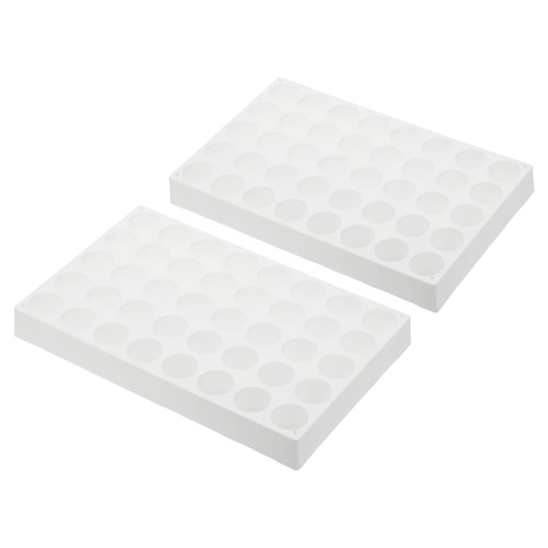 Vial Rack for 20ml Vials, 2 Pack Vial Tray Holder 40-Well Stackable ...