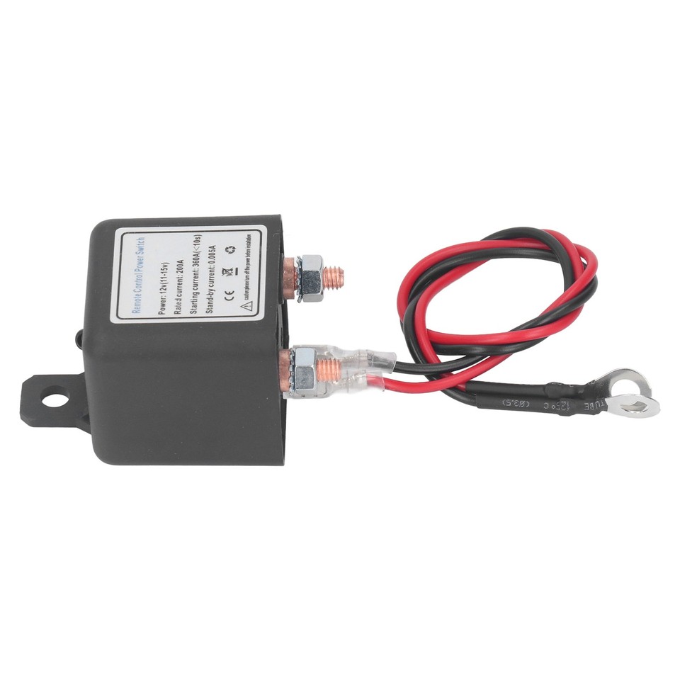 ⁺Remote Battery Disconnect Switch Kit Anti Theft Battery Cut Off Kill ...