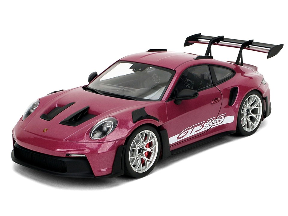 PORSCHE 911 GT3 RS RED VIOLET 1/18 DIECAST MODEL CAR BY JADA 36469 | eBay