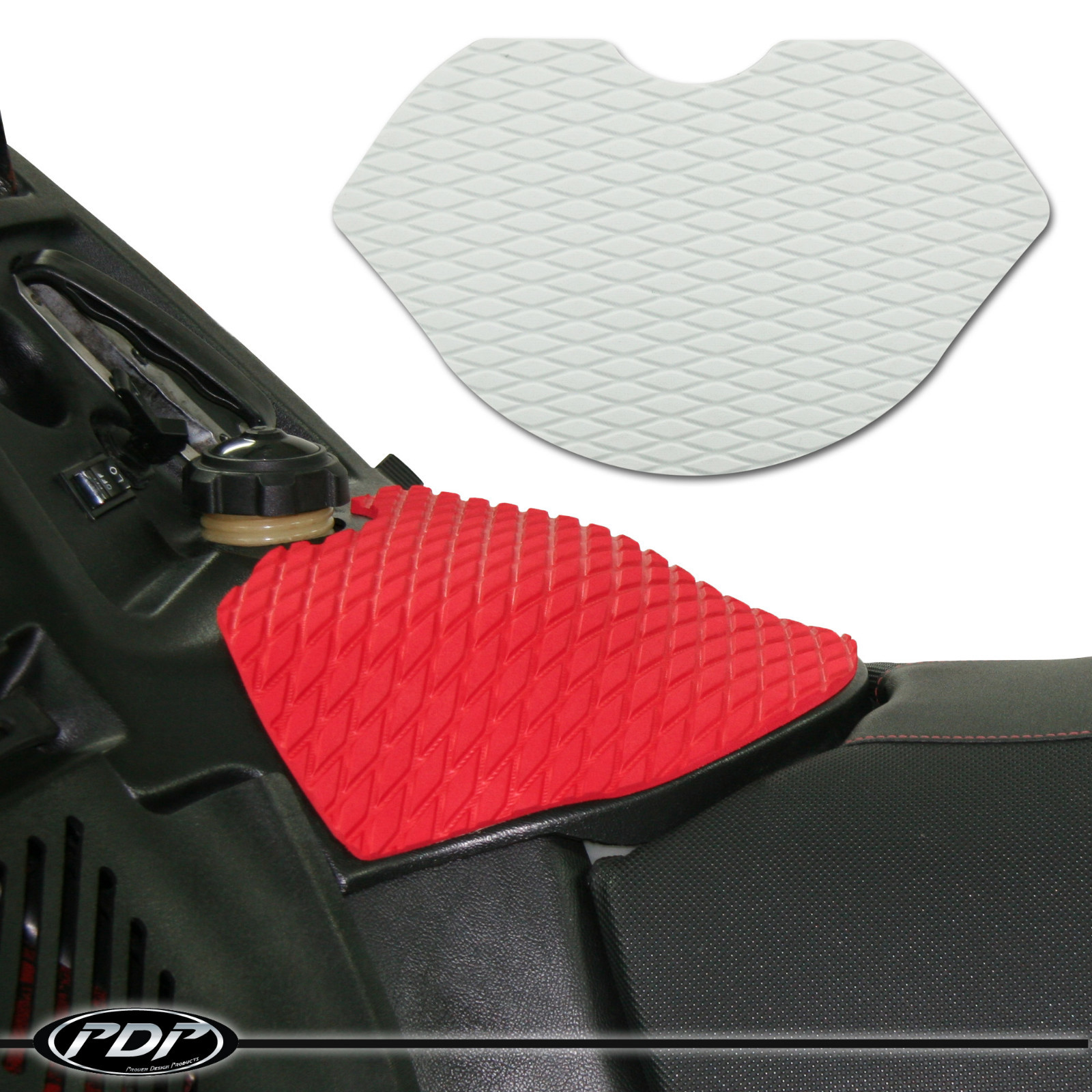 POLARIS IQR / 600RR Snowmobile 2005-2014 Race Sno-X PDP Tank Grip Pad ...