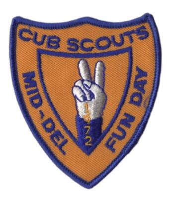 1972 Cub Scouts Mid-del Fun Day BSA Patch BL Bdr. [VA-4347] | eBay