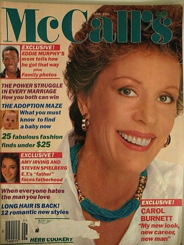 1985 JUNE MCCALL'S MAGAZINE - CAROL BURNETT COVER | eBay