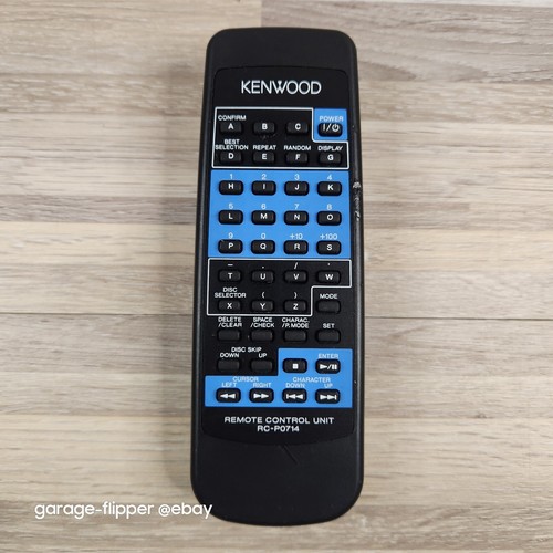 Kenwood RC-P0714 Replacement Remote Control For CD Player Disc Changer ...