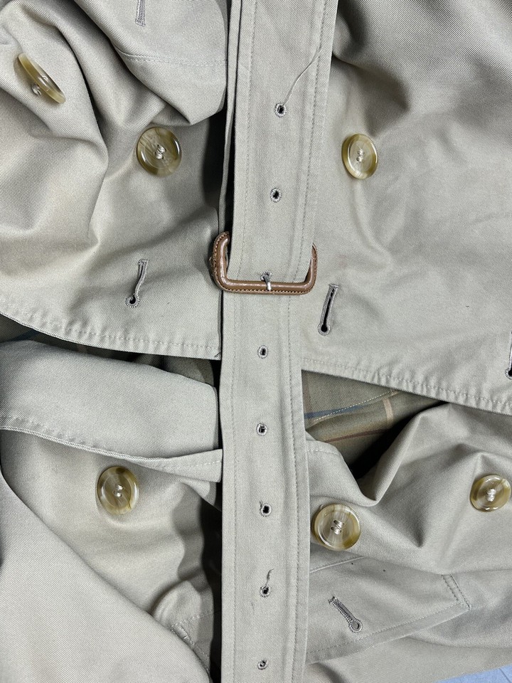 Vtg Burberrys 1980s Ladies Burella Trench Coat Size 8 Long | eBay