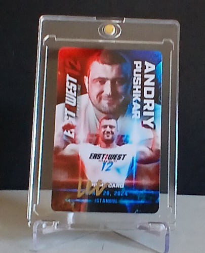 🔥ANDRIY PUSHKAR🔥East vs West 12 Signed Card Armwrestling🔥 | eBay