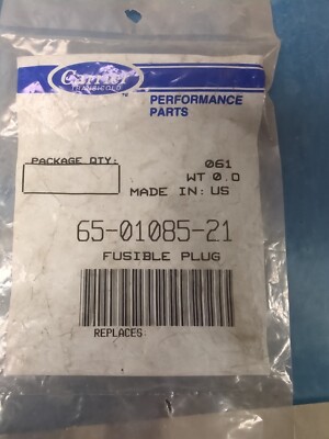 65-01085-21 CARRIER TRANSICOLD FUSIBLE PLUG | eBay