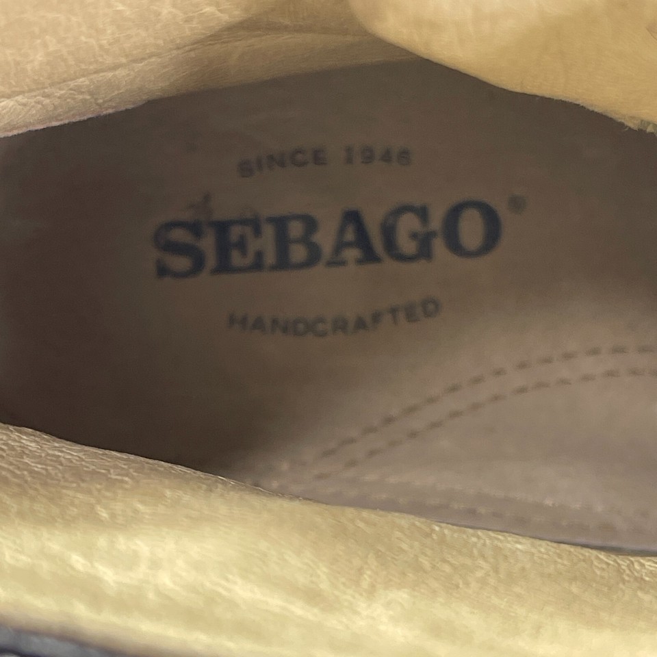 Sebago Hamilton Wingtip Leather Dark Brown Boots 813202 Men's Size US ...