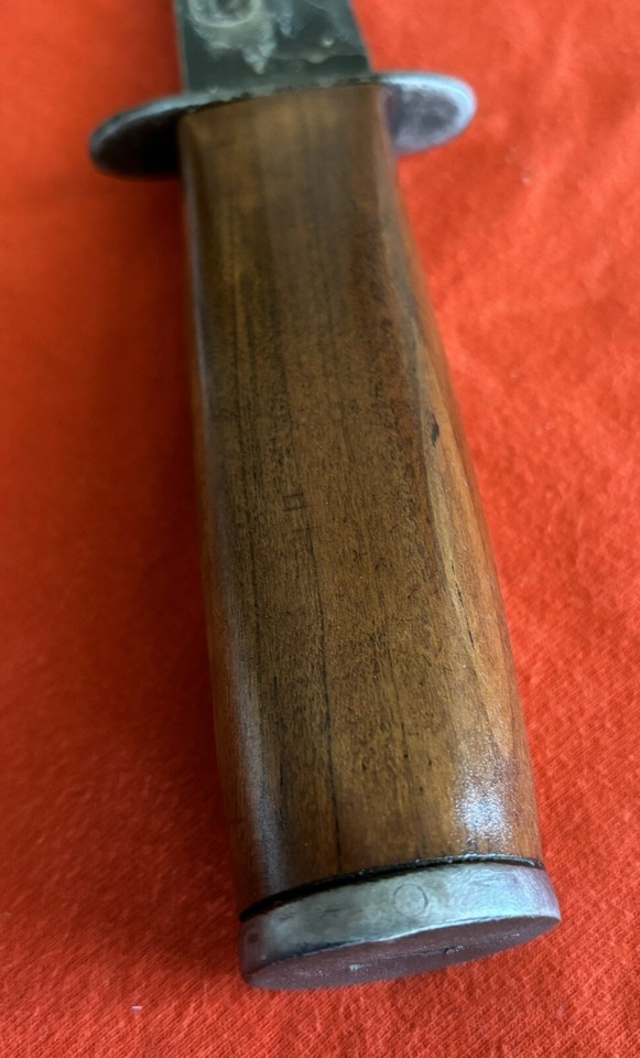 WW2 ROBESON RCC - MK2 - USN - FIGHTING KNIFE - NEW WOOD HANDLE & NEW ...