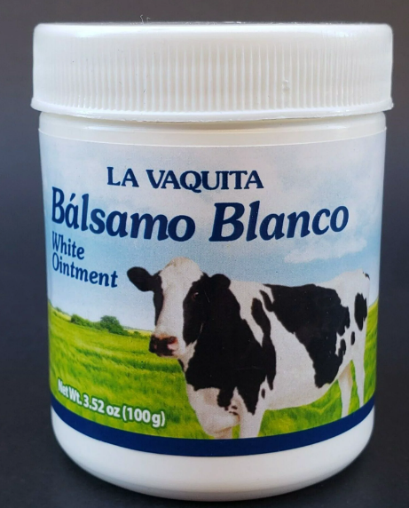1- BALSAM White Ointment 3.52 oz. BALSAMO BLANCO La Vaquita Alcanfor ...