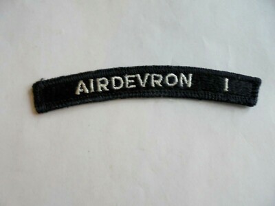 Vintage Airdevron 1 US Navy Tab Patch | eBay