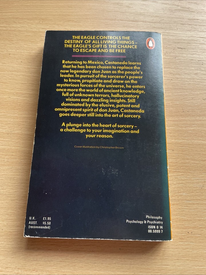 The Eagle's Gift by Carlos Castaneda Vintage Penguin Paperback 1982 VGC ...