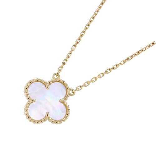 Van Cleef & Arpels Vintage Alhambra Necklace 18K Yellow Gold VCARA45900 ...