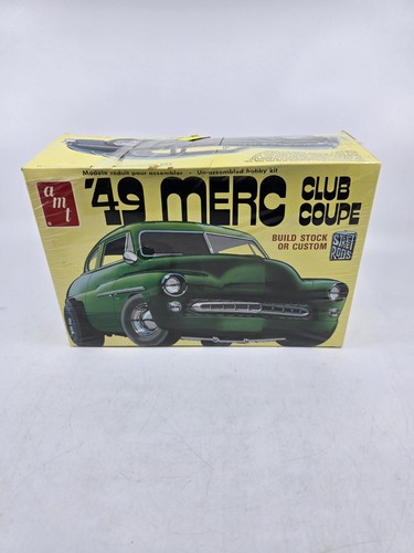 Vintage 1/25 AMT '49 MERC CLUB COUPE T291 NEW OLD STOCK FACTORY SEALED ...