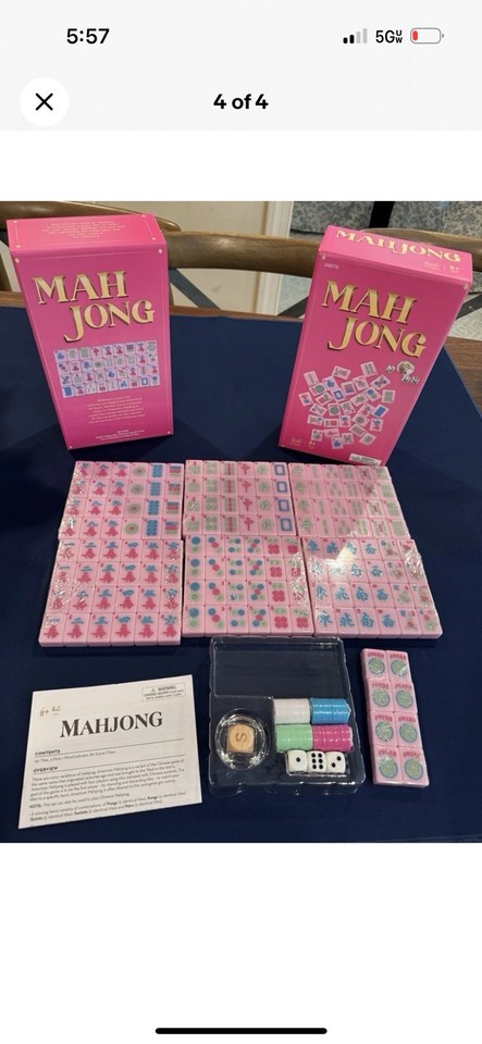 Pink American Mahjong 152 Set Hobby lobby Sold Out New/Unopened Box ...