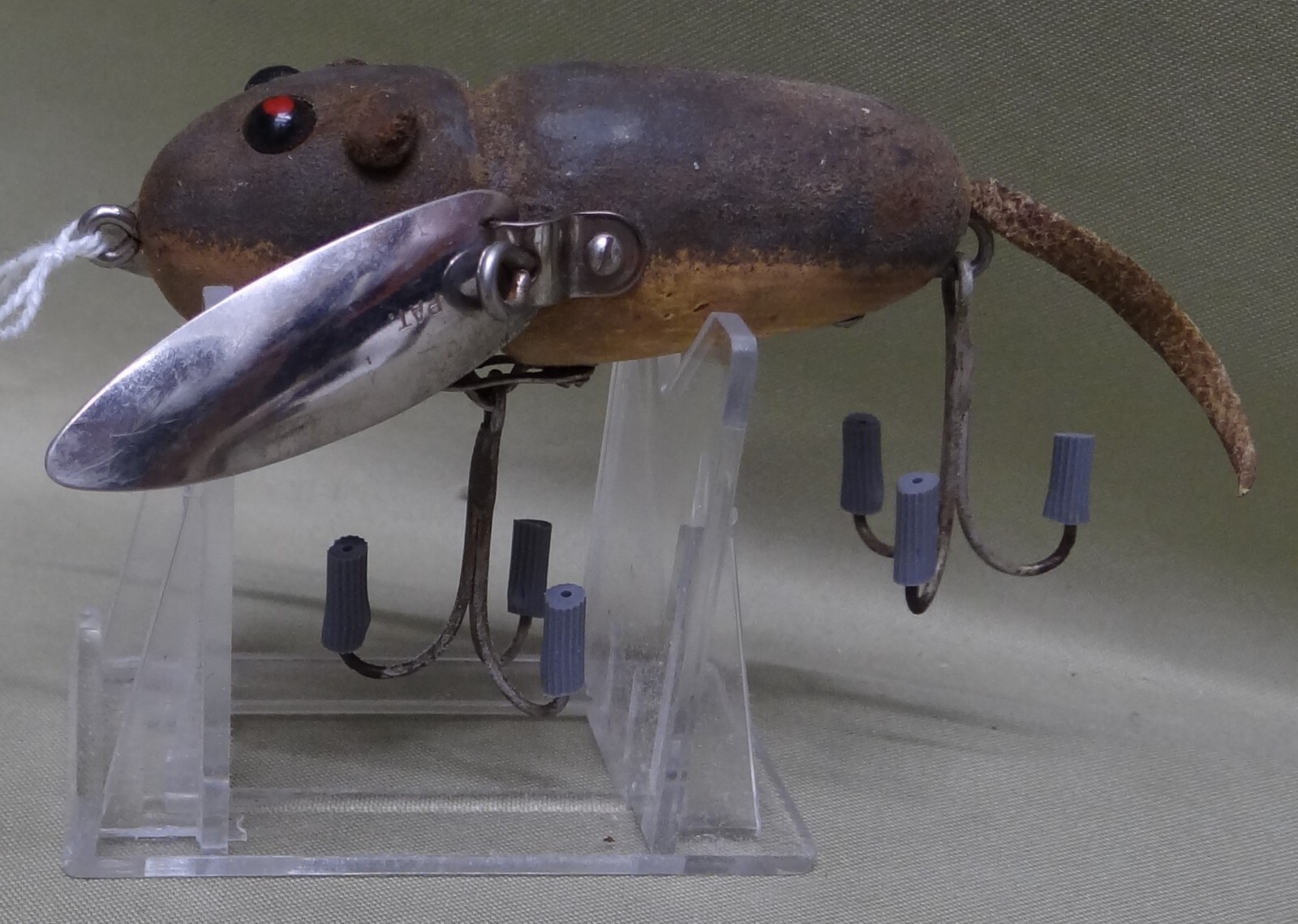 Heddon Crazy Crawler, #2100, Bug Eye, 2 3/4", 2 Pc. Hwd., c. 1938-45 | eBay