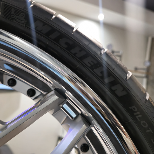 22 Inch Azad Wheels AZSL1.0 Staggered Chrome Rims Michelin Tires BMW 7 ...