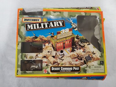 VINTAGE 1996 Matchbox Military Desert Command Post Playset | eBay