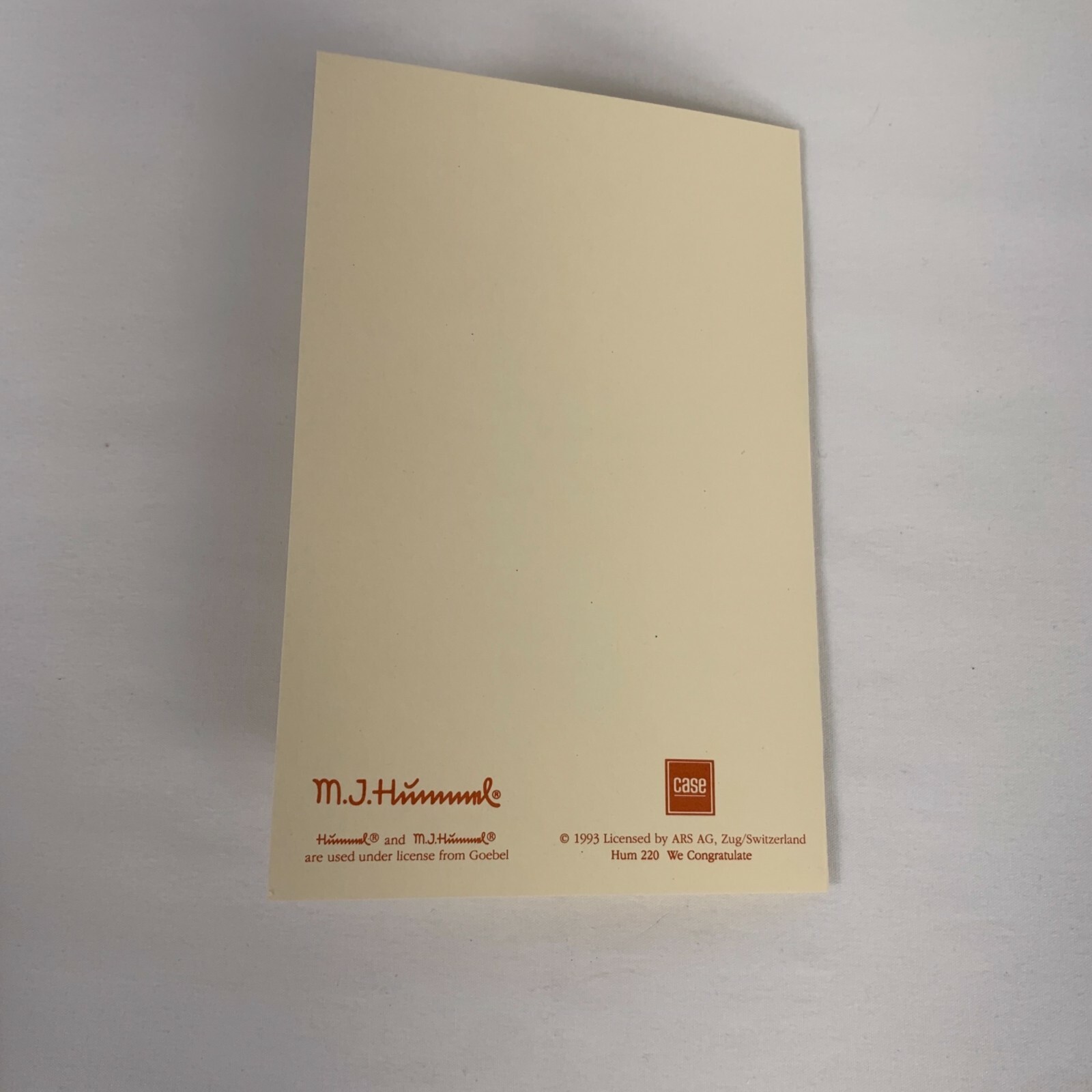 MJ Hummel Blank Folded Note Cards Envelopes Vintage | eBay