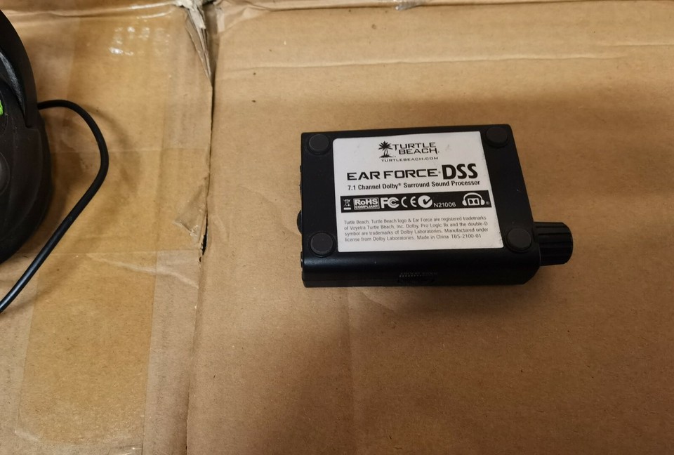 TURTLE BEACH EAR FORCE X12 DSS 7.1 CHANNEL DOLBY SURROUND HEADPHONES ...