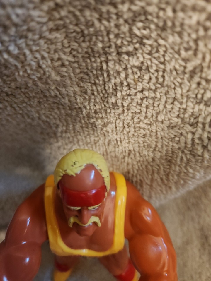 Vintage WWF Hulk Hogan Titan Sports Action Figure Hulkster Rules 1991 ...