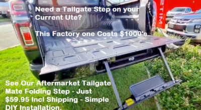 Tailgate Mate - Rear Fold-out Tailgate Step - Ute 4x4 SUV Tray Multiple ...
