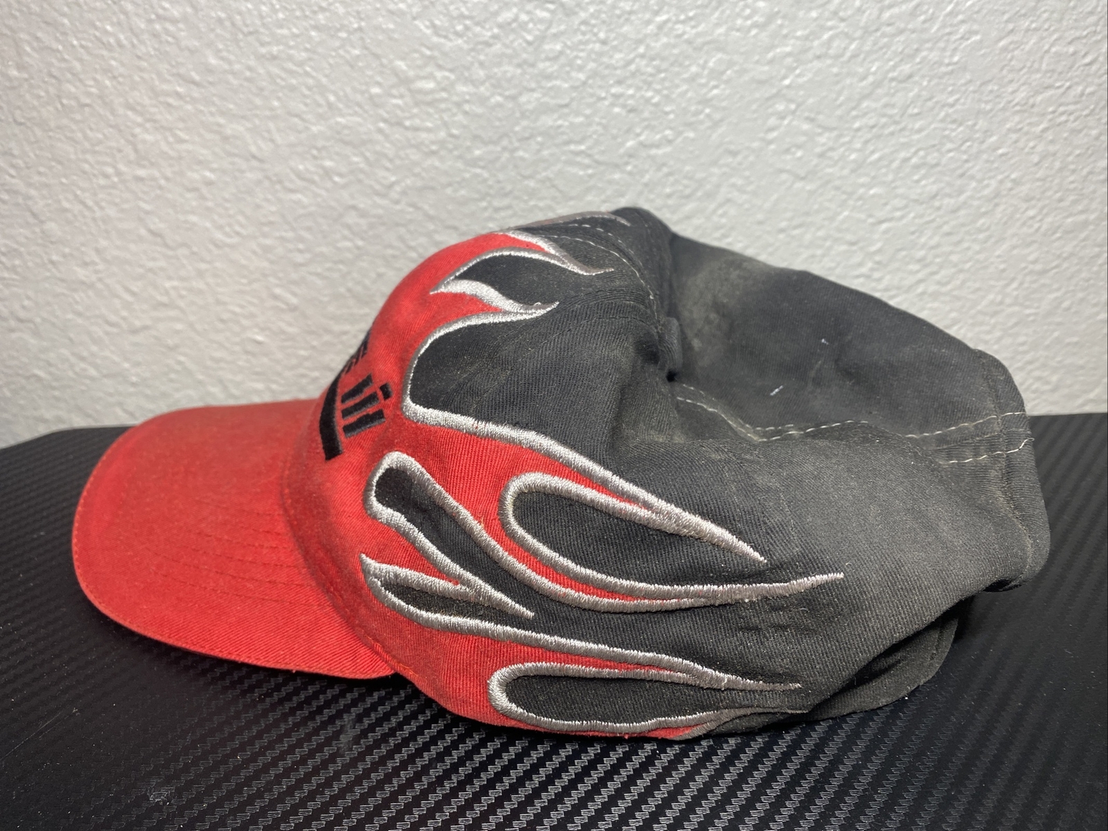 Case IH Red & Back Flame Baseball Hat - Gem