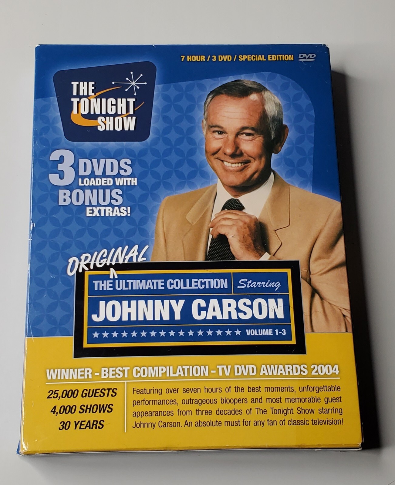 The Original Ultimate Collection Johnny Carson 3 DVDs W/Bonus DVD | eBay
