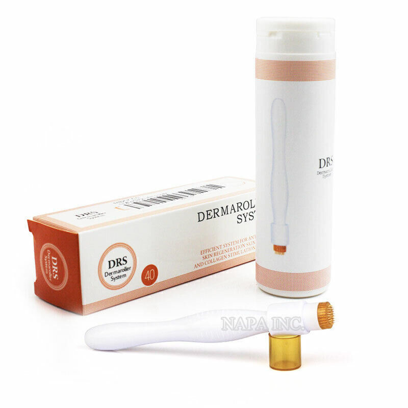 40 Pins Derma Stamp Acne Scars Removal Therapy 0.25-2.5mm Derma Stamp ...