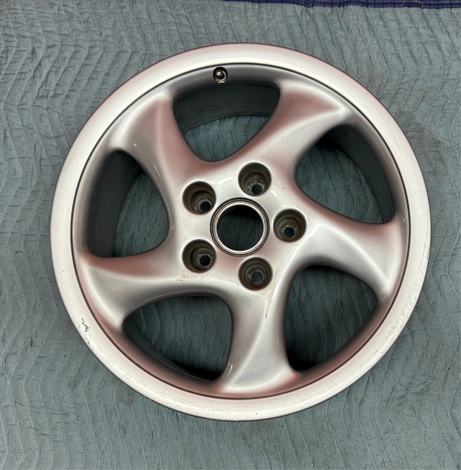 OEM Porsche 986 Boxster 18" Wheel Rim Hollow Turbo Twist / Rear 993.362 ...