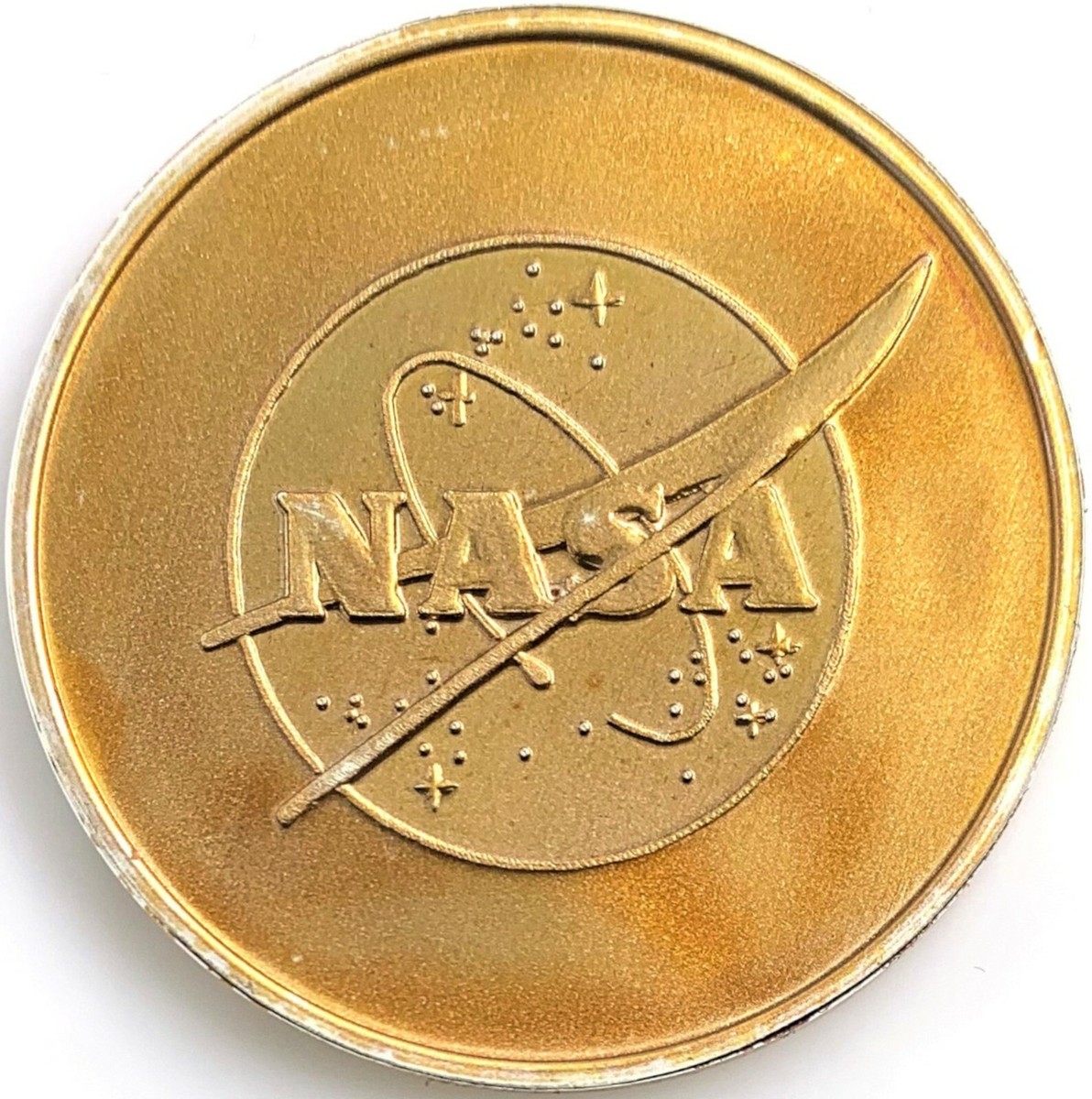 Nasa Manned Mission Us Silver Coin 100