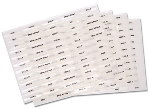Littleton Coin Folder Clear Adhesive Labels X926B Dates 2019-2030 220 ...