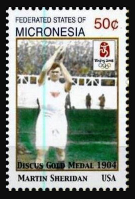 Micronesia #Mi1862 MNH 2008 Olympic Games W Fair Martin Sheridan [766d ...
