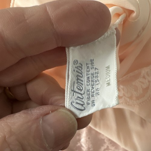 Vintage Gossard Artemis Peach Robe Size M Style 7040 Nylon Lace ...