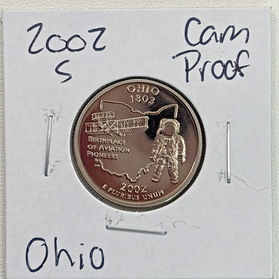 2002-S Ohio State Quarter Cameo Clad Proof San Francisco Mint | eBay