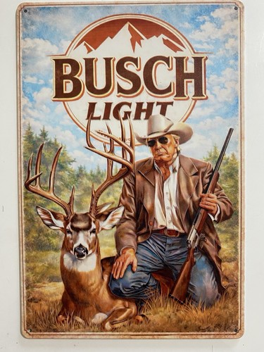 Busch Light Beer Donald Trump Metal Sign - Hunters - Hunting Fishing ...