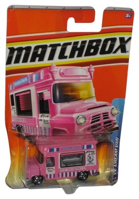 Matchbox City Action Pink Ice Cream Van (2010) Mattel Toy 63/100 ...