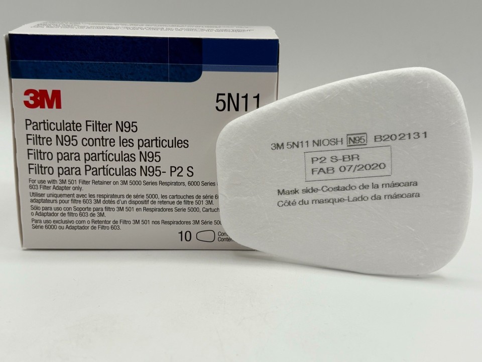 3 boxes of 3M N95 Particulate Respirator Mask, 5N11 - 10 Pack - 30 ...