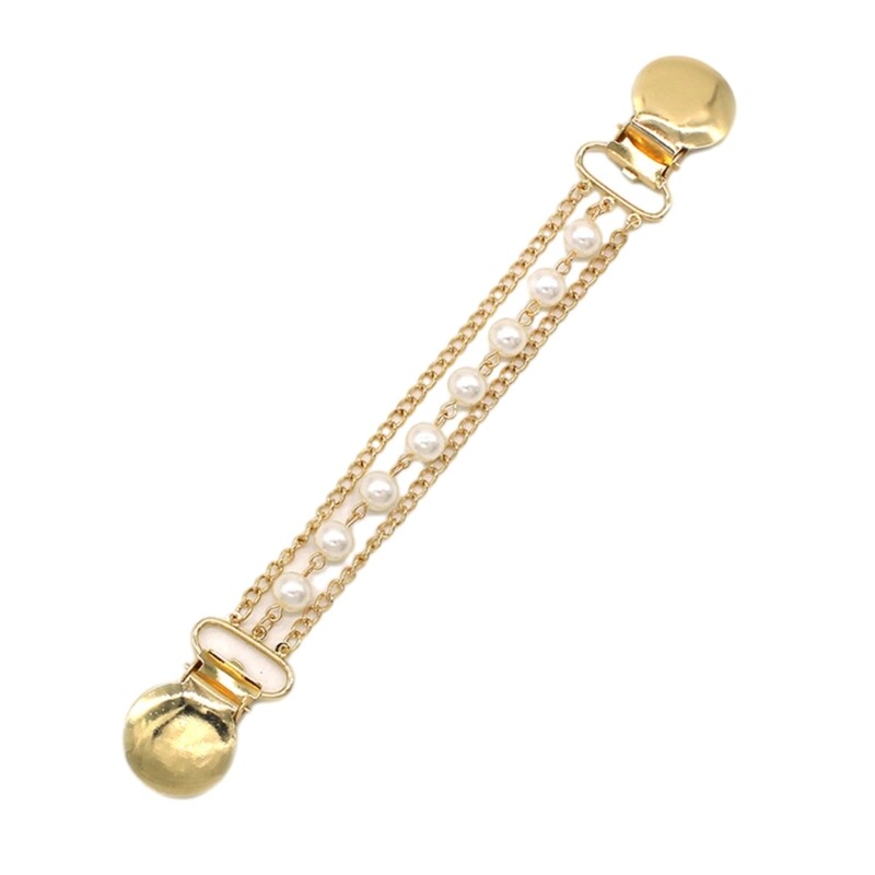 Shawl Clip with Artificial Pearl Elegant Shawl Pin for Women Clothes ...