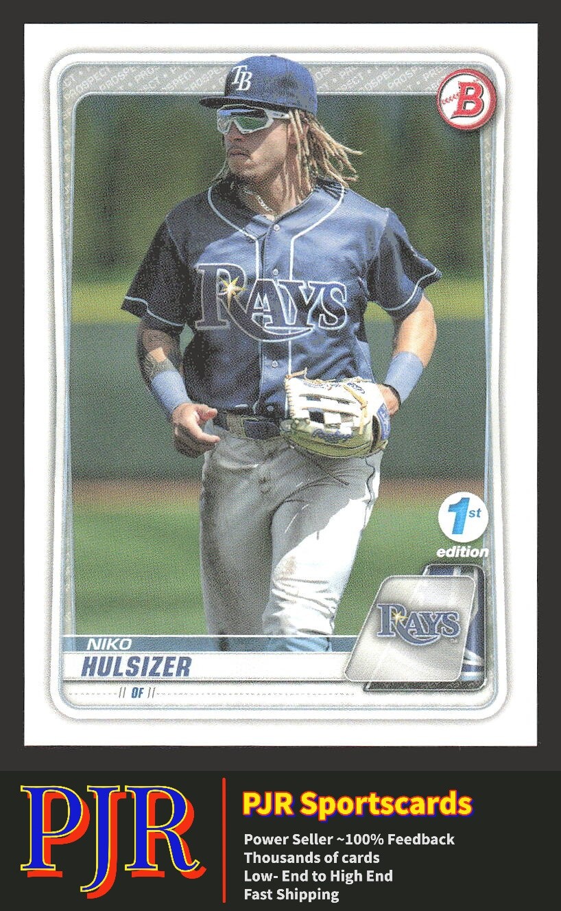 2020 Bowman Draft #BD-1 Niko Hulsizer 1st Edition Tampa Bay Rays | eBay